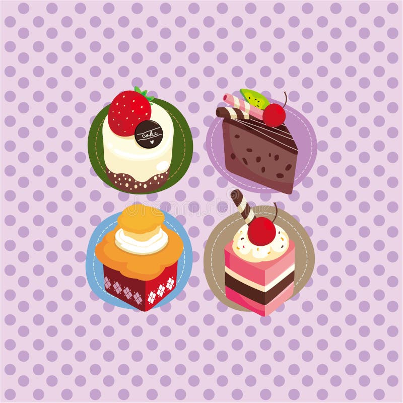 Cartoon Cake Card Stock Illustrations, Vectors, & Clipart - 57,406 ...