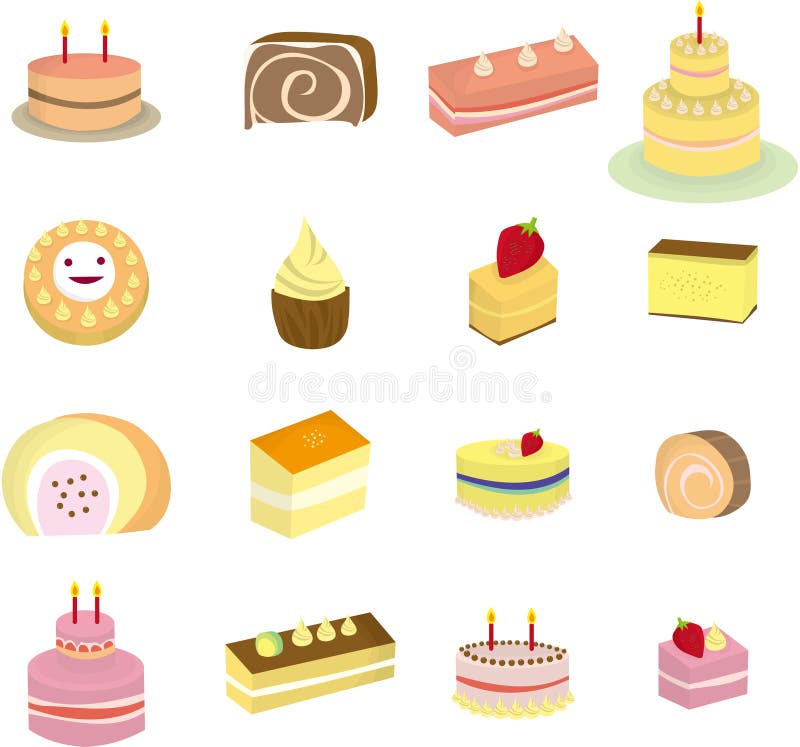 450+ Cartoon cake icon Free Stock Photos - StockFreeImages
