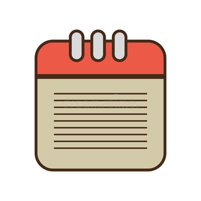 Cartoon Calendar Date Month Plan Desing Stock Illustration ...