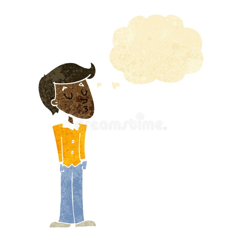 Cartoon Calm Man Thought Bubble Stock Illustrations – 69 Cartoon Calm ...