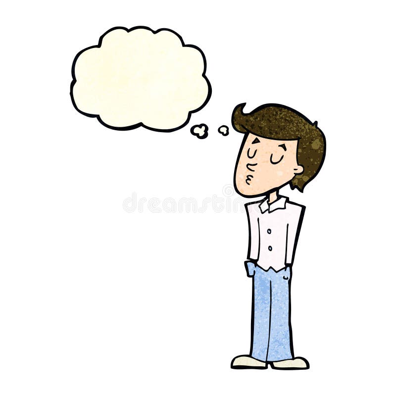 Cartoon Calm Man Thought Bubble Stock Illustrations – 69 Cartoon Calm ...