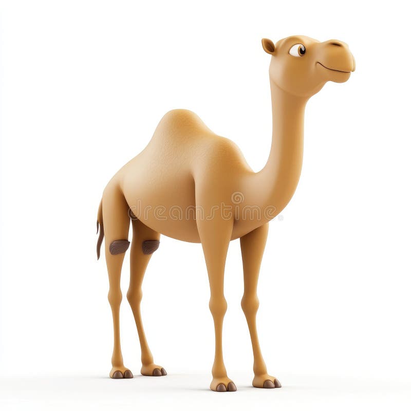Cartoon Camel Standing Profile Stock Illustrations – 116 Cartoon Camel ...