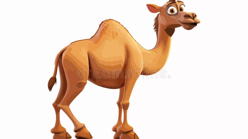 Cartoon Camel Vector Illustration Isolated â€“ Fun and Creative Design for Projects Stock Vector ...