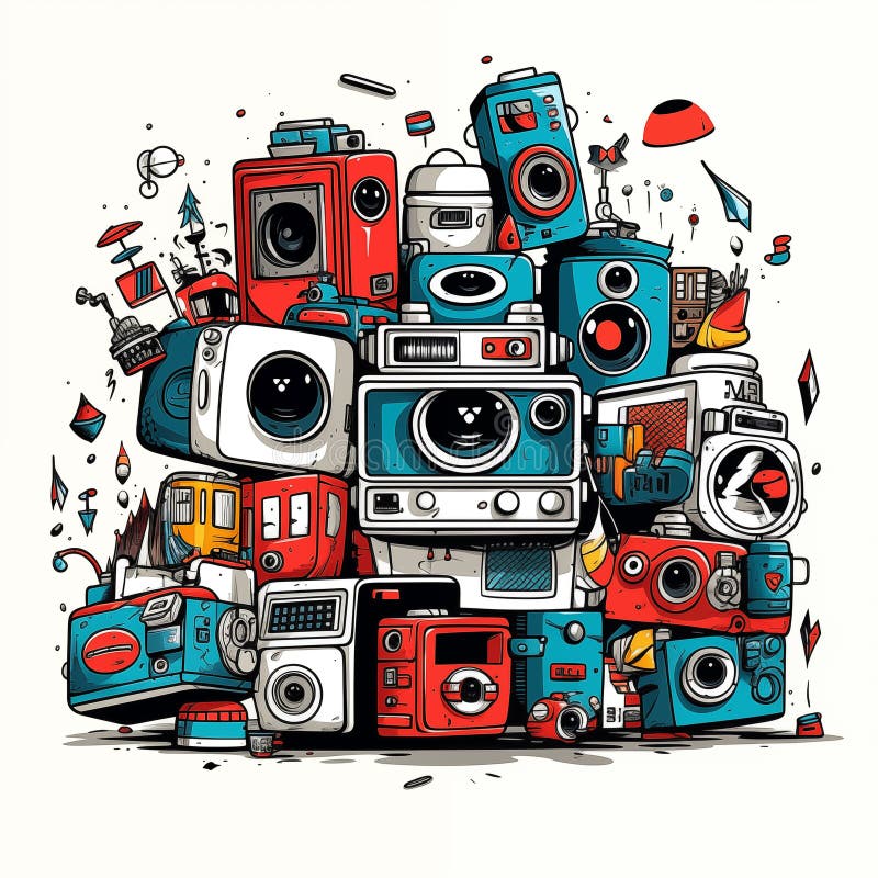 Various Electronic Devices Stock Illustrations – 613 Various Electronic ...