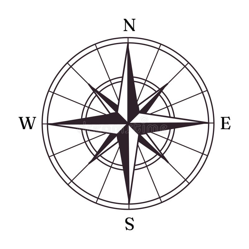 Simple Compass Clipart