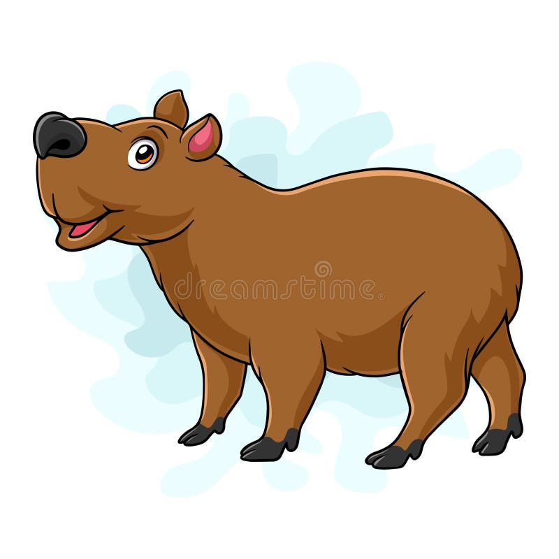 Cartoon Capybara Stock Illustrations – 452 Cartoon Capybara Stock ...