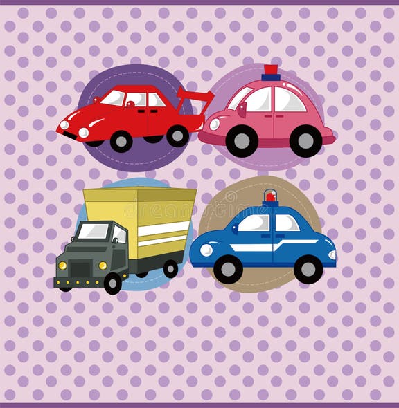 Cartoon car card stock vector. Illustration of ambulance - 22504921