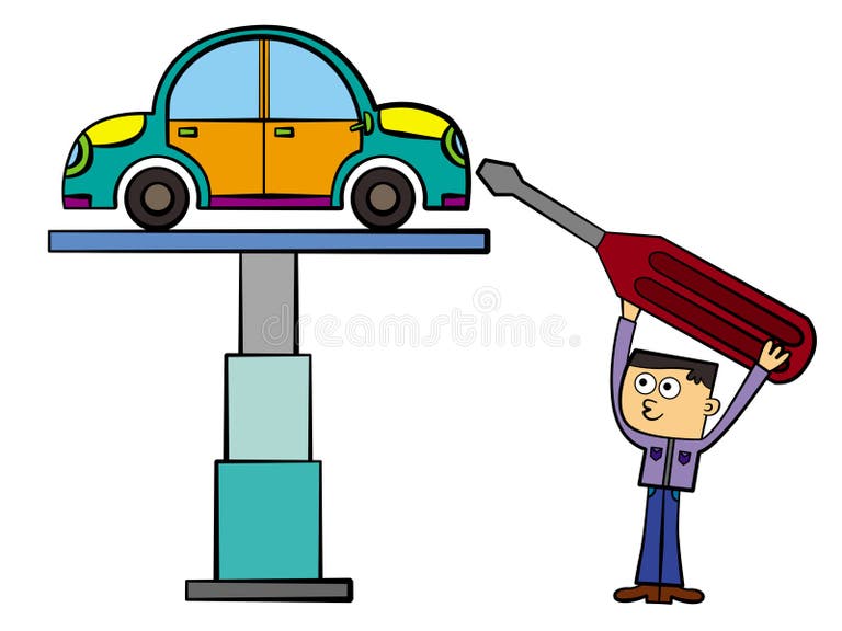 Cartoon Car Fix Stock Illustrations – 2,085 Cartoon Car Fix Stock ...