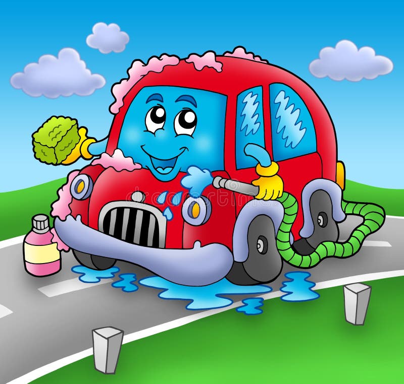 Cartoon Car Wash Stock Illustrations – 2,999 Cartoon Car Wash Stock ...