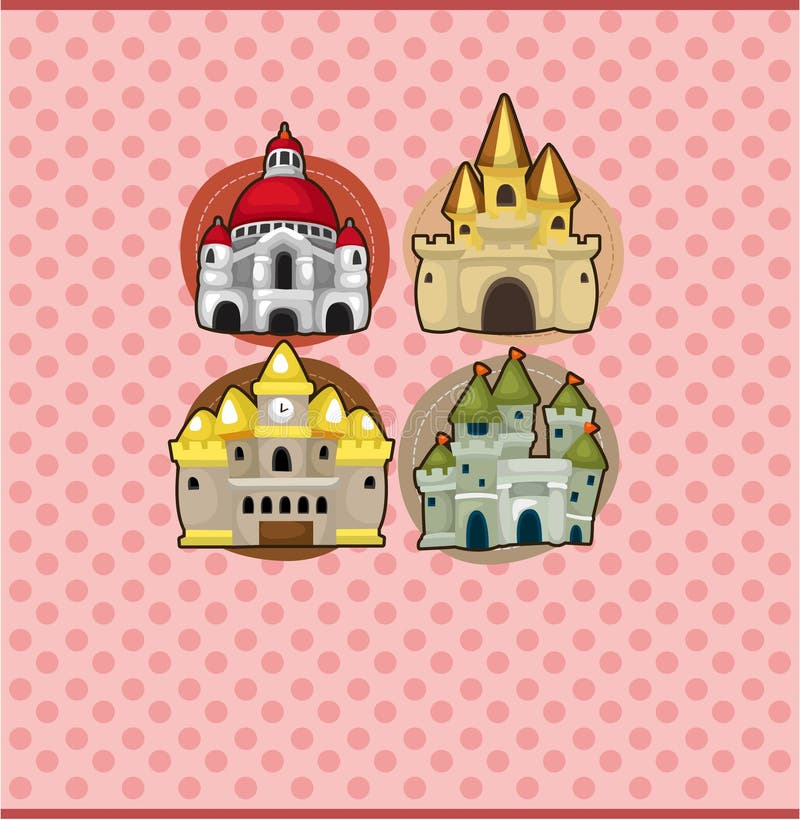 Cartoon Castle Card Picture. Image: 19407661