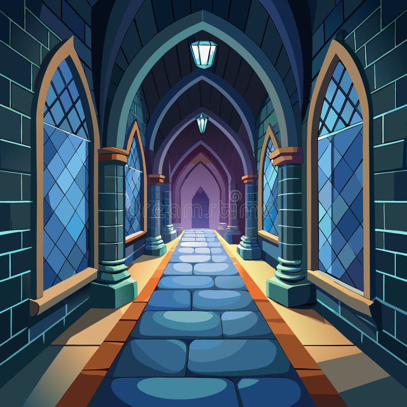 Cartoon Archway Indoors