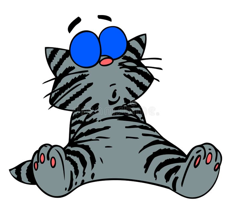 Cartoon Tired Cat Stock Illustrations – 1,410 Cartoon Tired Cat Stock ...