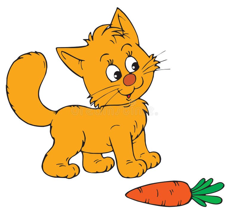 Cartoon Cat Carrot Stock Illustrations – 980 Cartoon Cat Carrot Stock ...