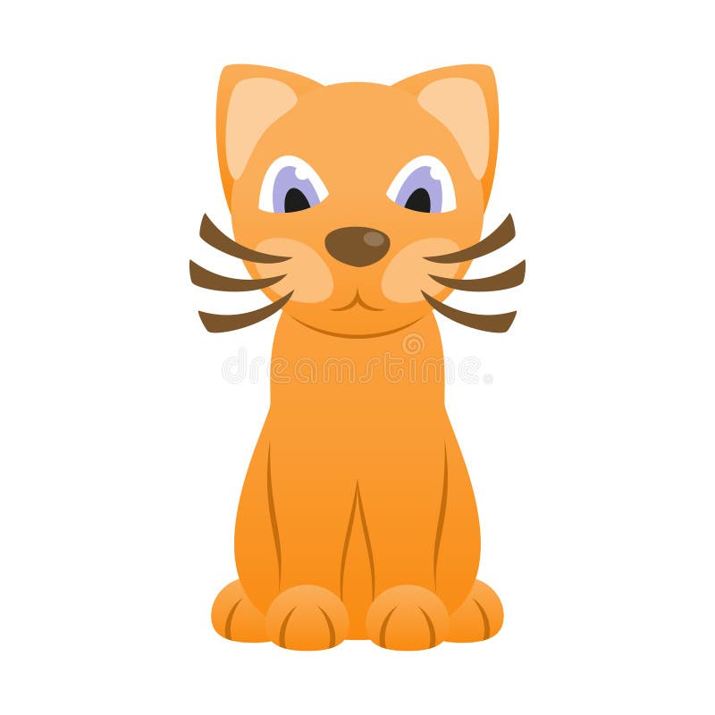 Cartoon Cat, Cute Kitty, Vector Stock Vector - Illustration of adorable ...