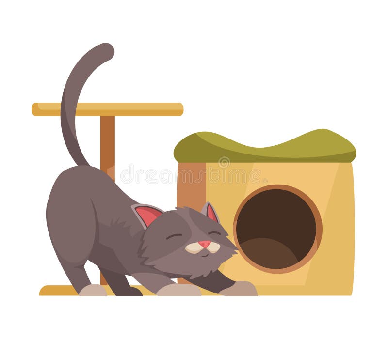 Scratching Post Cartoon Stock Illustrations – 356 Scratching Post ...
