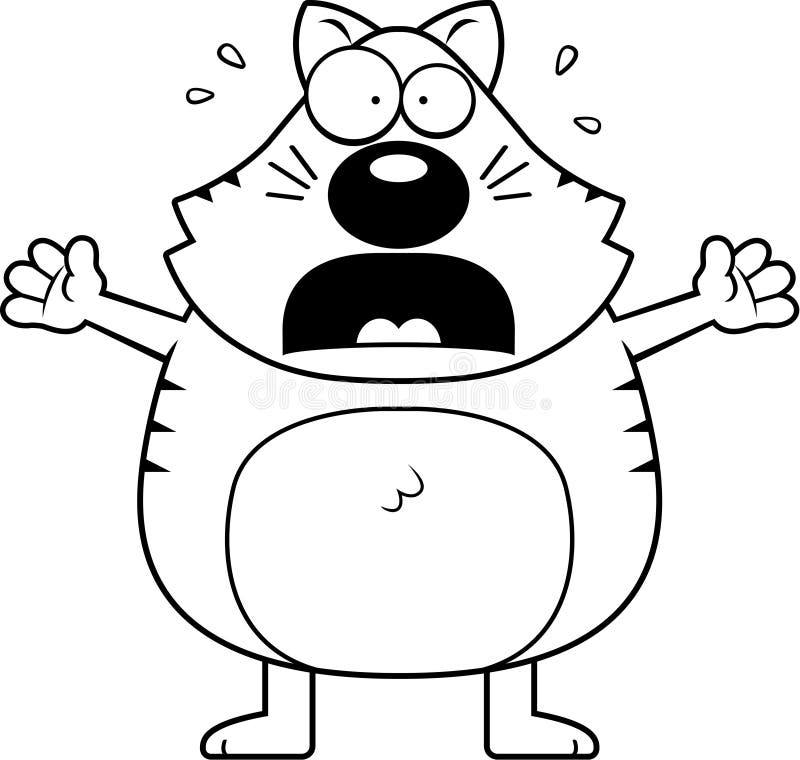 Cartoon Cat Panic Stock Illustrations – 175 Cartoon Cat Panic Stock ...