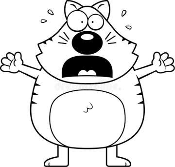 Cartoon Cat Panic Stock Illustrations – 297 Cartoon Cat Panic Stock ...