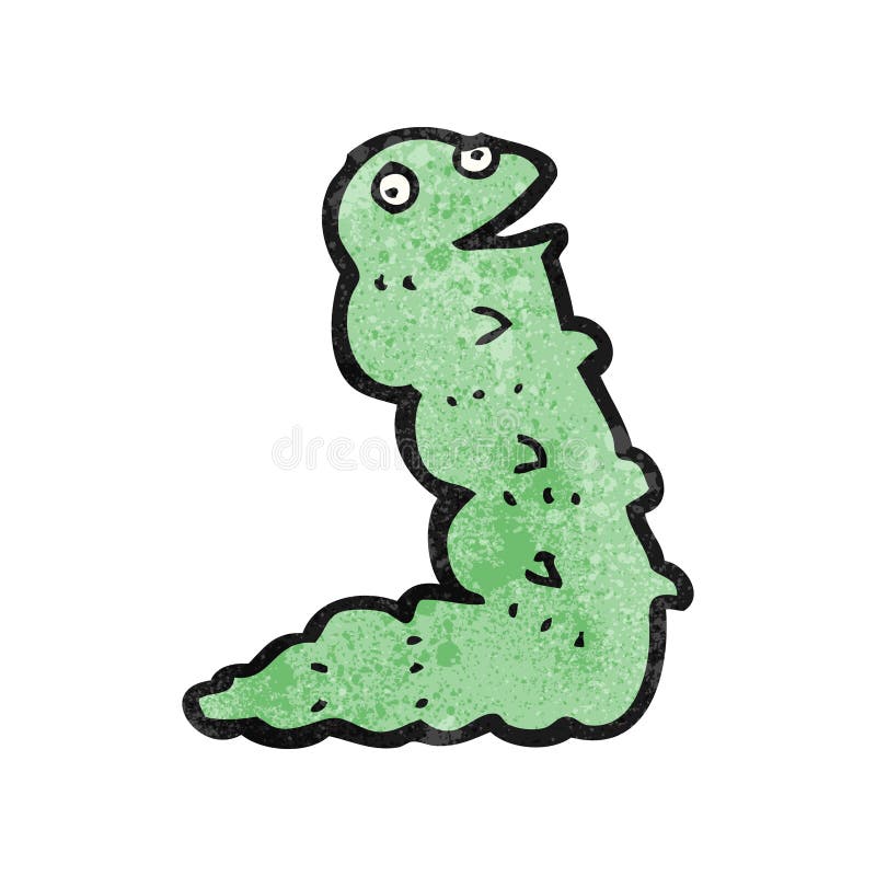 Cartoon caterpillar stock vector. Illustration of drawing - 38058393