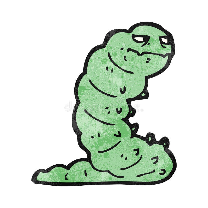 Cartoon caterpillar stock vector. Illustration of drawing - 38058823