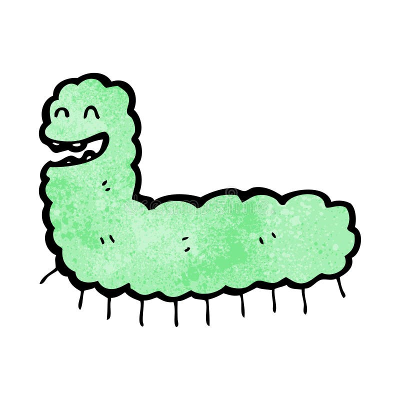 Cartoon caterpillar stock vector. Illustration of funny - 38064837