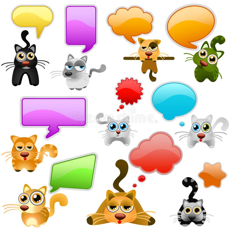 Cartoon Cats Illustration Stock Illustrations – 66,697 Cartoon Cats ...