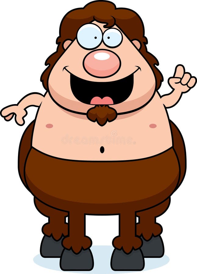 Cartoon Centaur Idea stock vector. Illustration of talking - 47714258