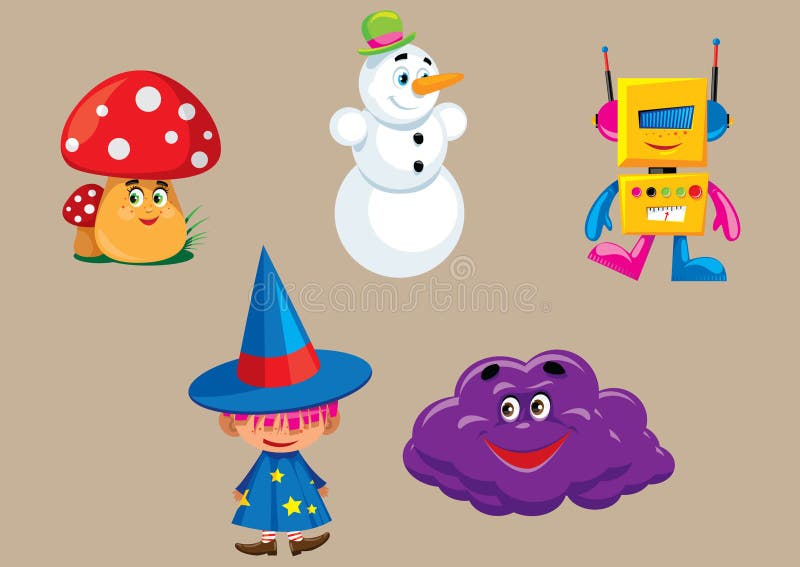 Vector cartoon things stock illustration. Illustration of tower - 22533539