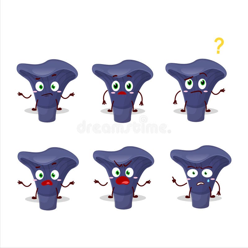 Actarius Indigo Cartoon Character with Love Cute Emoticon Stock Vector ...