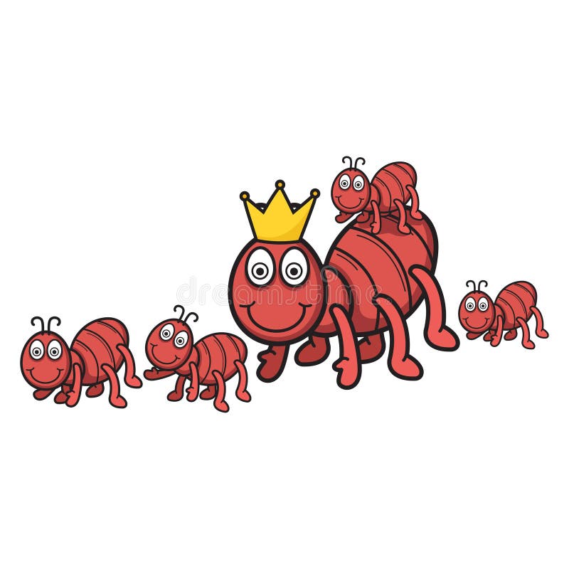 Cute Cartoon Ant Queen Stock Illustrations – 86 Cute Cartoon Ant Queen ...