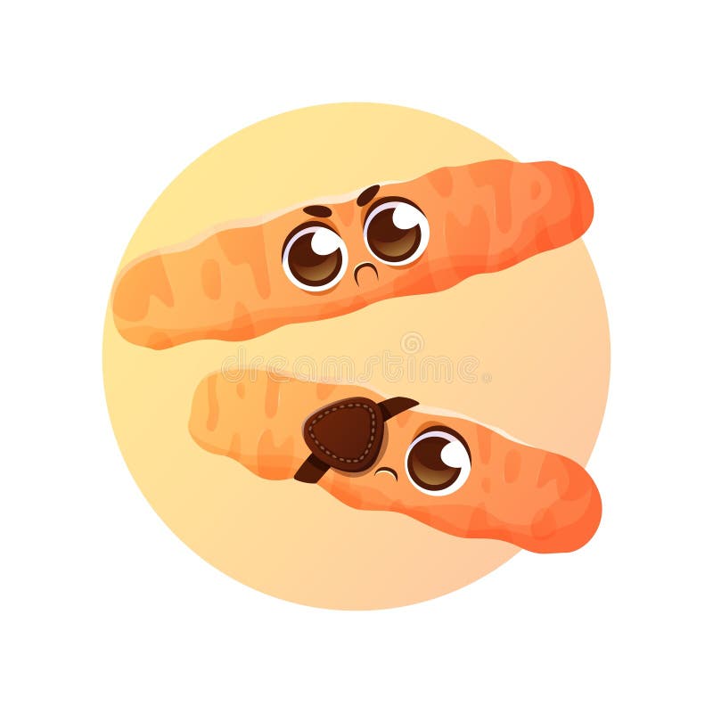 Cartoon Character of Bacterium Mycobacterium Tuberculosis Stock Vector ...