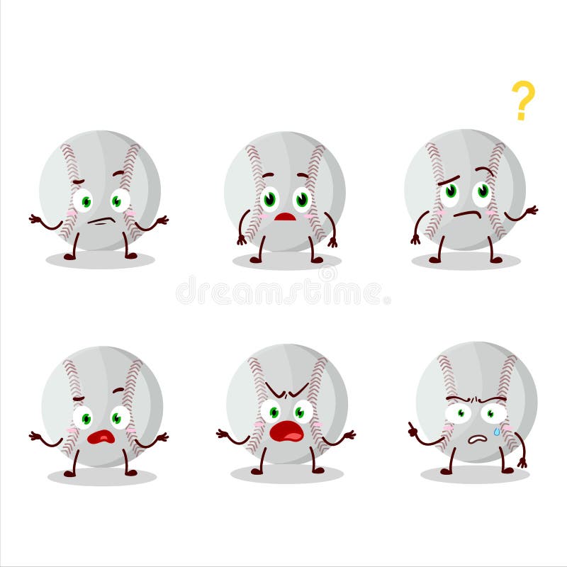 Afraid Baseball Bat Character Cartoon Stock Vector - Illustration of ...