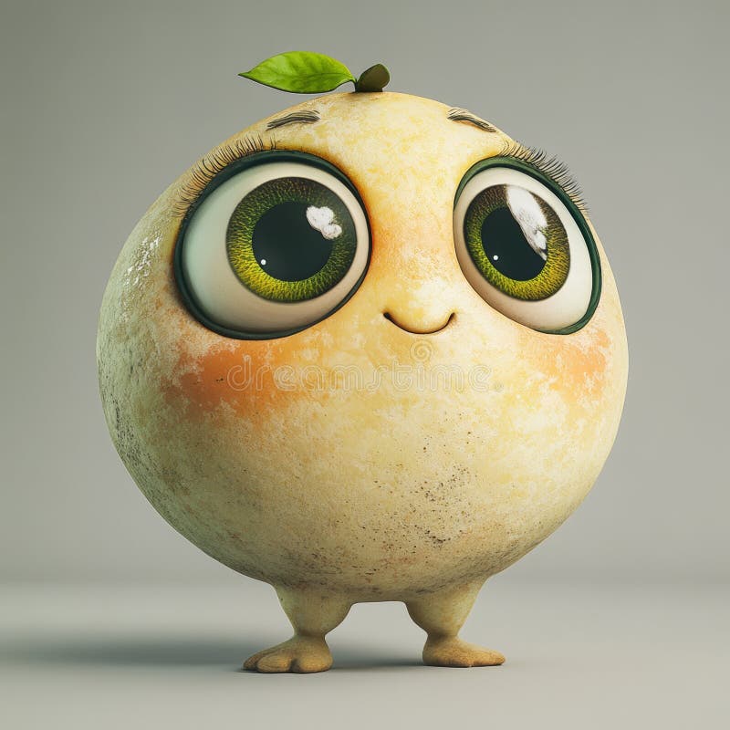 A Cartoon Character Based on Generative AI Technology, Created with ...