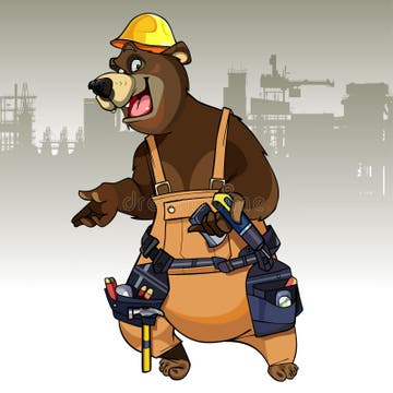 Working Bear Stock Illustrations – 1,210 Working Bear Stock ...
