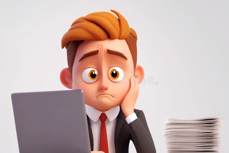 Tired Business Character Stock Illustrations – 11,919 Tired Business ...