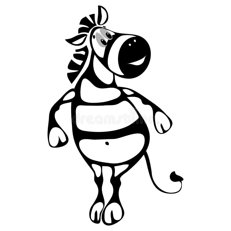 Dancing zebra stock vector. Illustration of singing, wild - 16157074