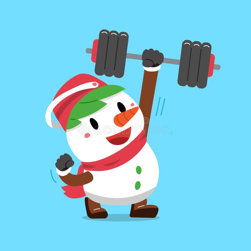 Snowman Workout Stock Illustrations – 44 Snowman Workout Stock ...