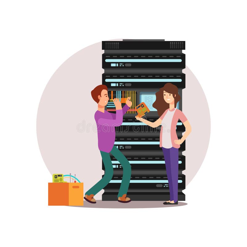 Software Engineers Working Project Stock Illustrations – 69 Software Engineers Working Project ...