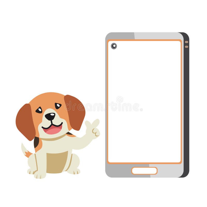 Cartoon Dog Cell Phone Stock Illustrations – 301 Cartoon Dog Cell Phone ...