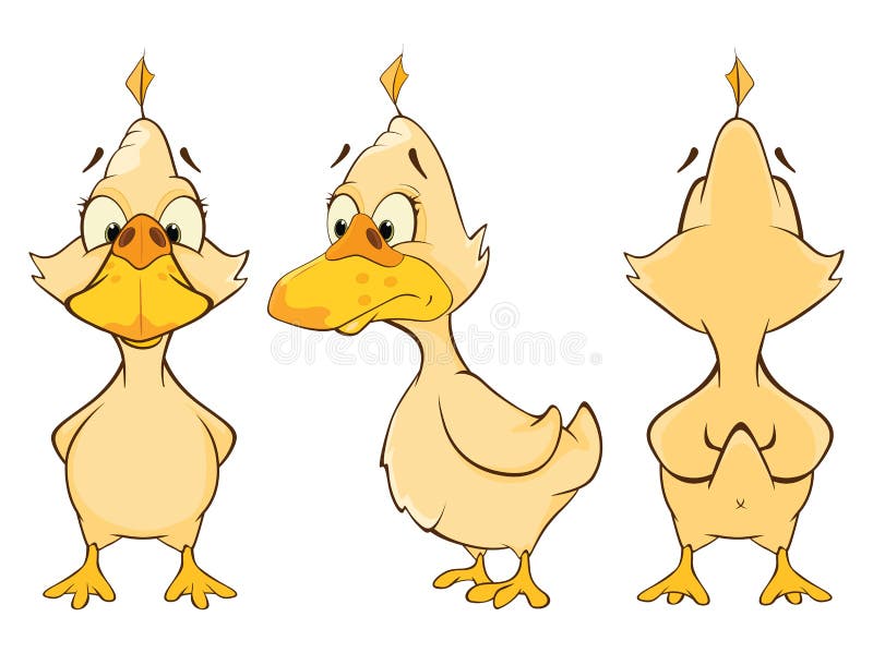 Isolated cute duck avatar stock vector. Illustration of funny - 122639783