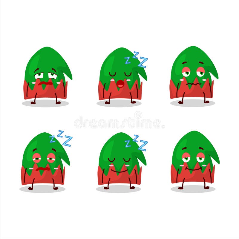 Dwarf Hat Cartoon Character with Various Angry Expressions Stock Vector ...