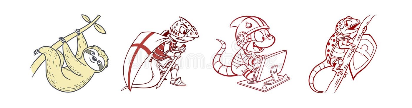 Knight Lizard Stock Illustrations – 342 Knight Lizard Stock ...
