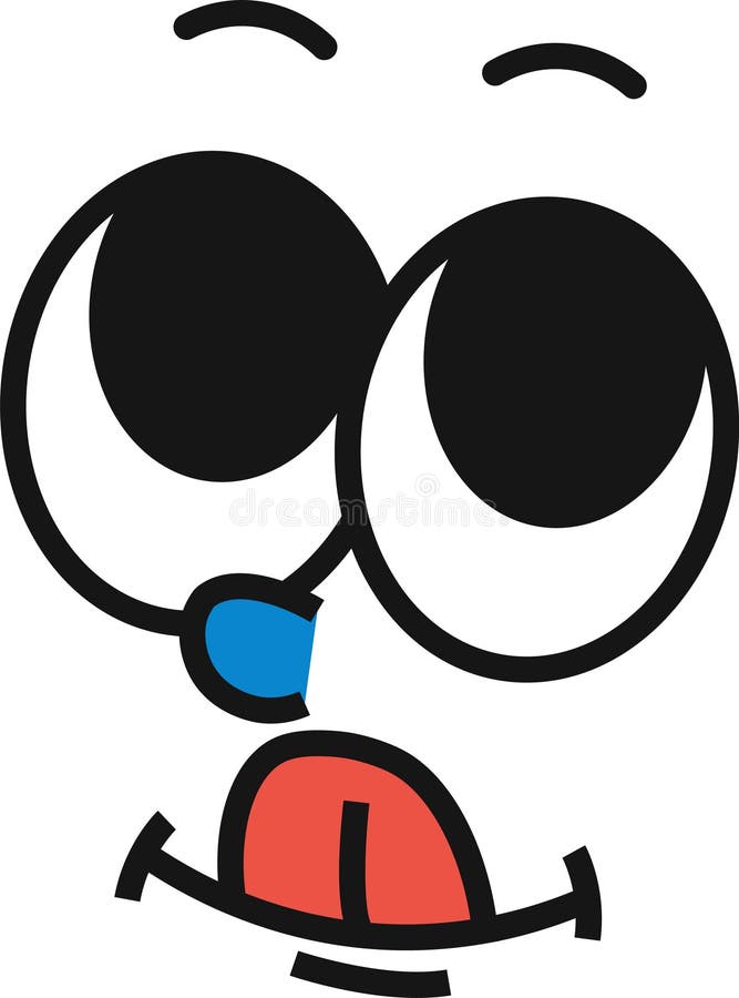 Cartoon Character Face stock vector. Illustration of face - 370088480