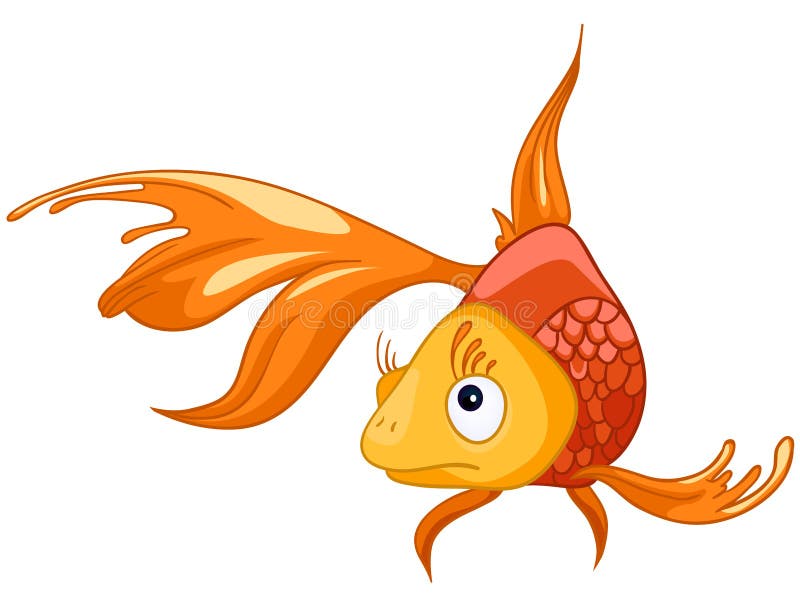 Bright cartoon fish stock vector. Illustration of cartoon - 25574453
