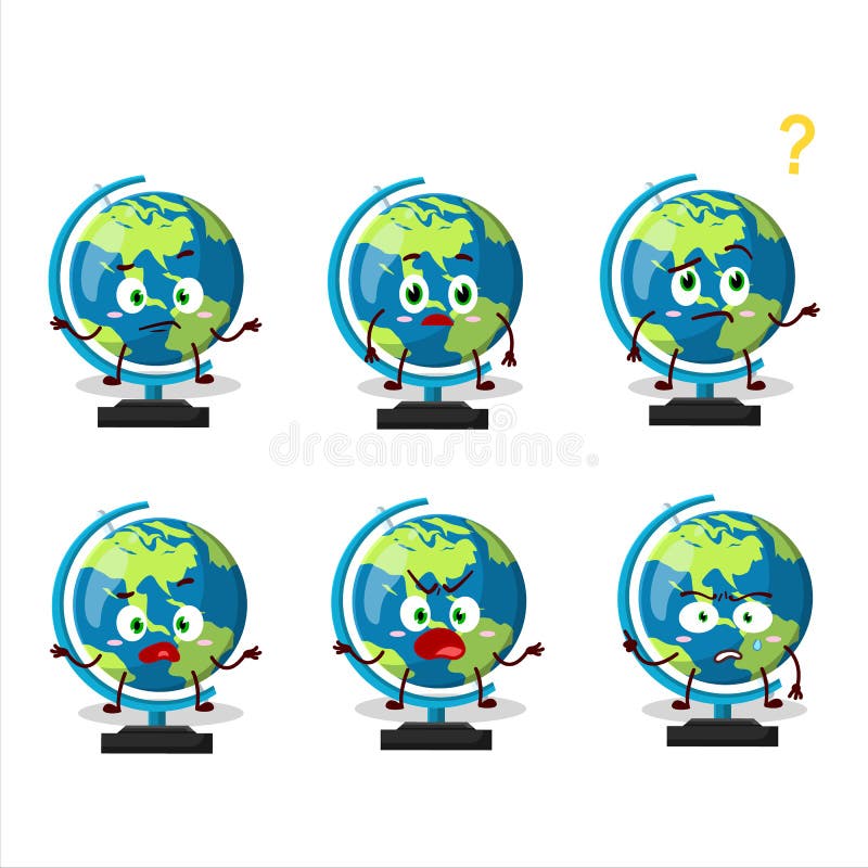 Scared World Globe Cartoon Stock Illustrations – 49 Scared World Globe ...
