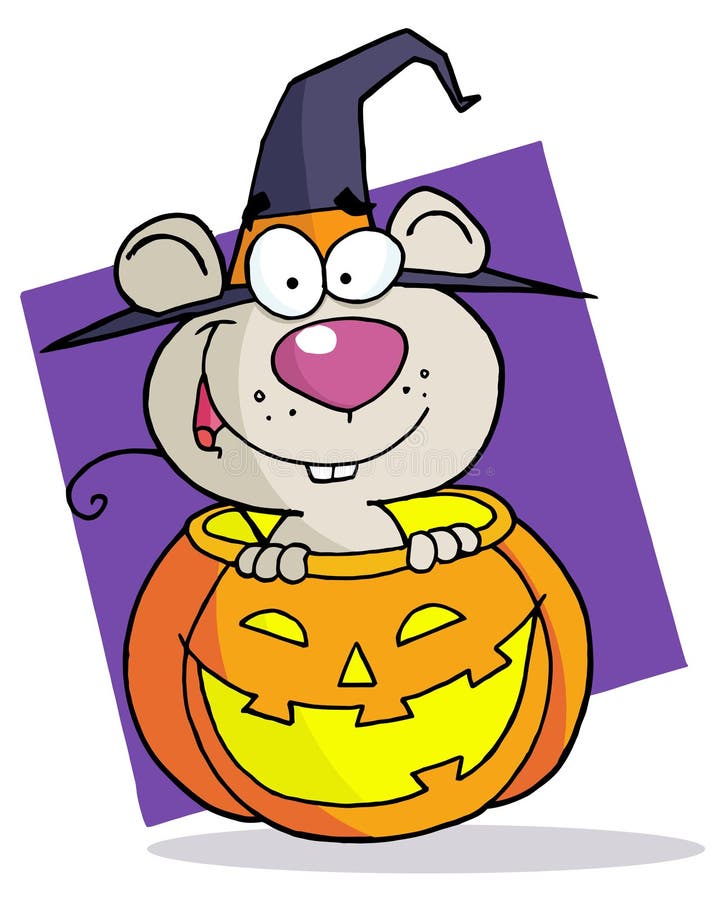 Cartoon Character Halloween Mouse Stock Vector - Illustration of mouse ...