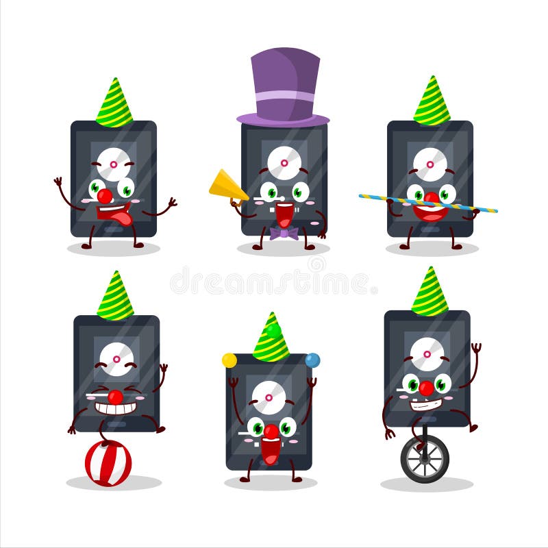 Cartoon Character of Ipod Music with Various Circus Shows Stock Vector ...