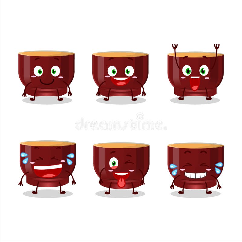 Cartoon Character of Kava Drink with Smile Expression Stock ...