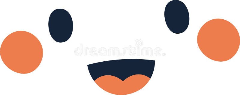 Cartoon Character Laughing Face Stock Vector - Illustration of cartoon ...