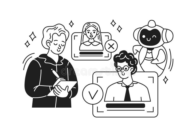 Cartoon Character Making Decisions Stock Illustrations – 211 Cartoon ...