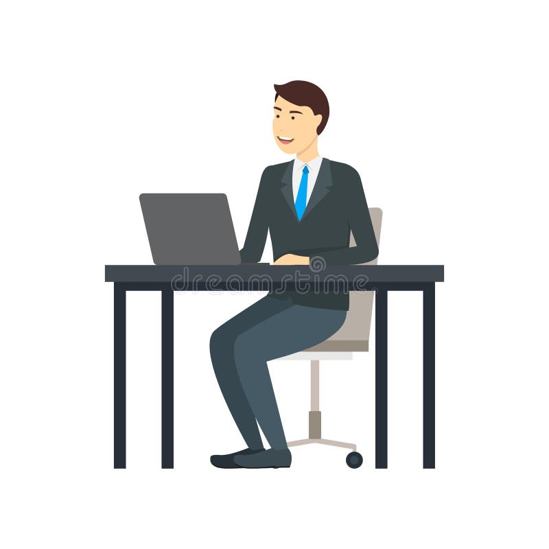 Cartoon Programmer Writes Code Workspace Concept. Vector Stock Vector ... Cartoon Programmer Writes Code Workspace Concept. Vector Stock Vector ...